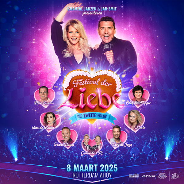 ZA 8 Maart 2025 - Festival der Liebe - Ahoy Rotterdam